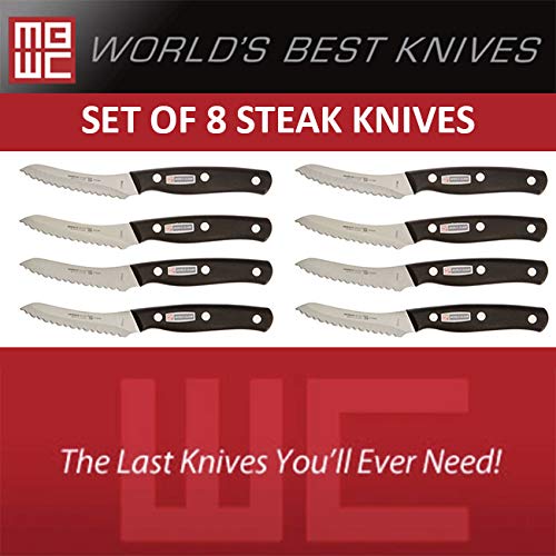 Miracle Blade IV World Class Professional Series Steak Knives Serrated (8 Steak Knives)