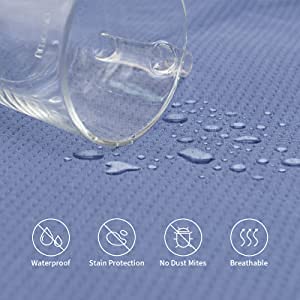 Mielmooncare 7-Inch Waterproof No-Springs Bed Mattress Eco-Barrier,Clean&Body,Supportive Spinal,Indoor-Outdoor Friendly,Flippable,One Breeze Comfort (7 ", King 76"x80")