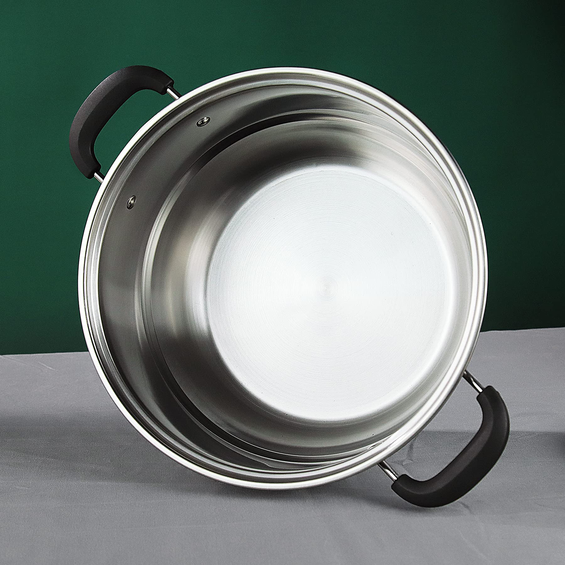 Beeiee Steamer pot for cooking,8.5 Quart,Vegetable steamer,Food steamer,Dumpling steamer,Veggie steamer,Seafood steamer,Fish steamer,Egg steamer,Bun steamer,Steamer cookware,Stainless steel