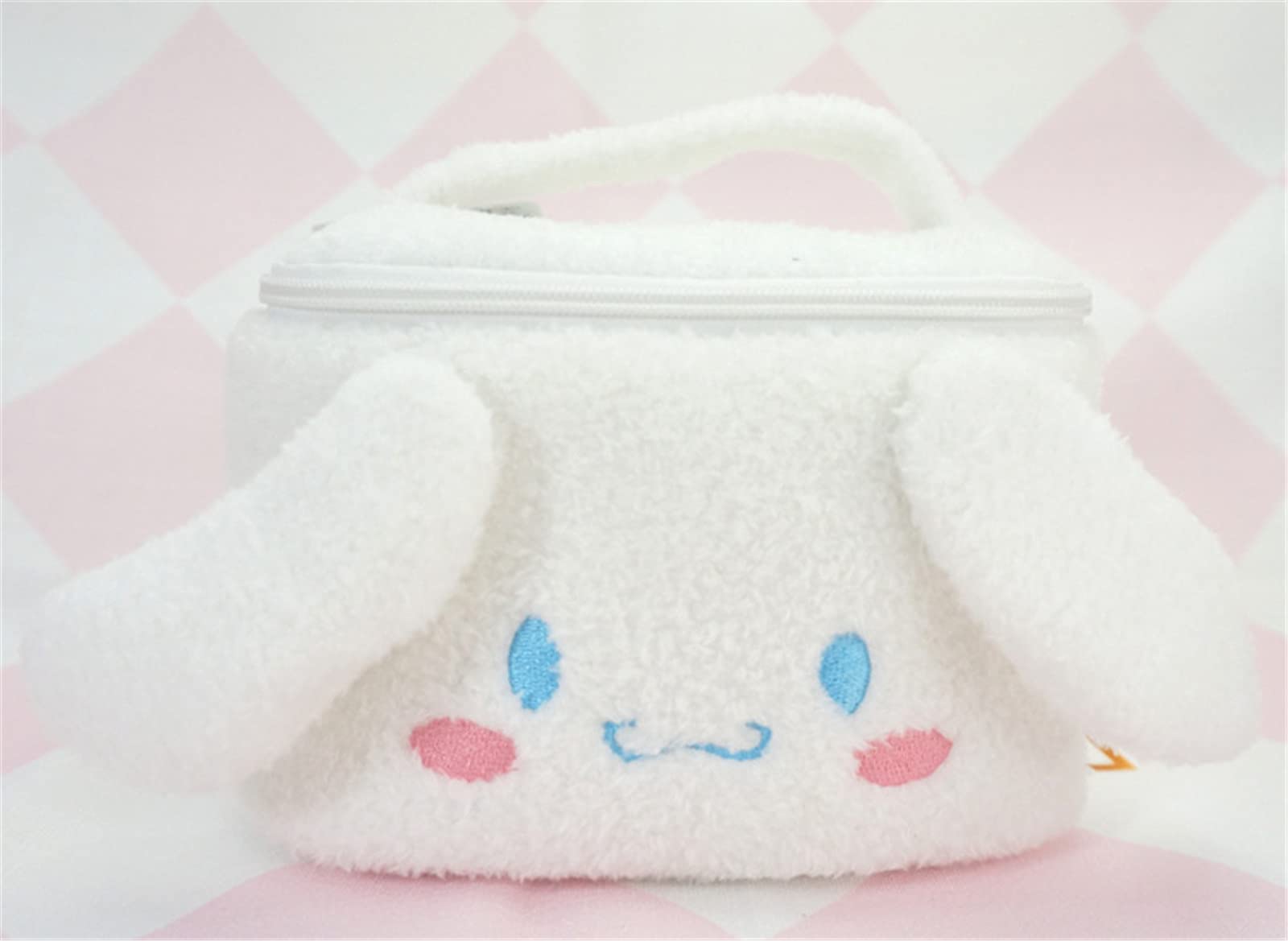 lierde Plush Bag Cosmetic Storage Bag Purse Storage Bag Packaging Christmas Decorations (Pink White)