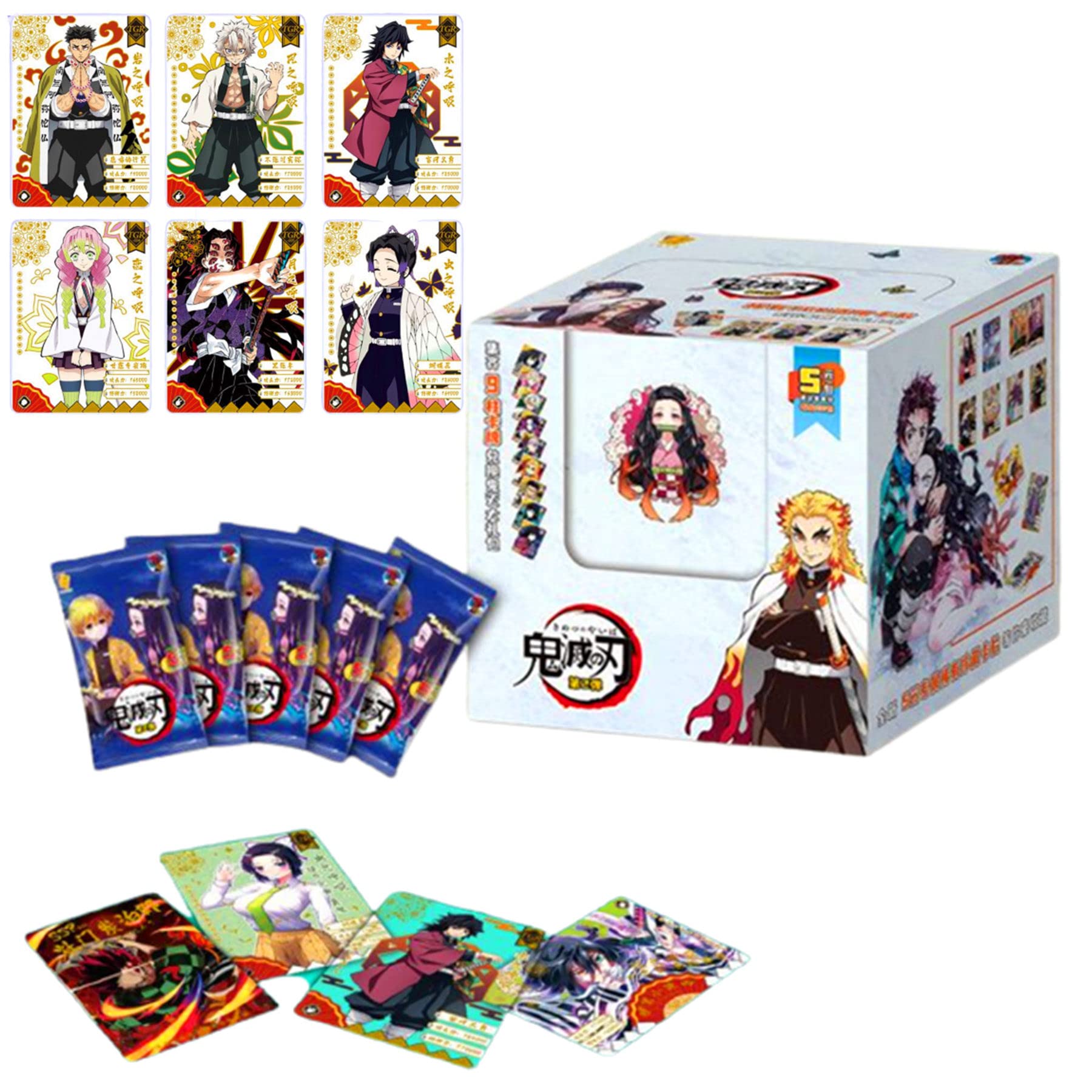 Anime Cards CCG Collectible Booster Card Box Trading Playing TCG Boosted Packs Photocards Fan Gift Set (1-2)