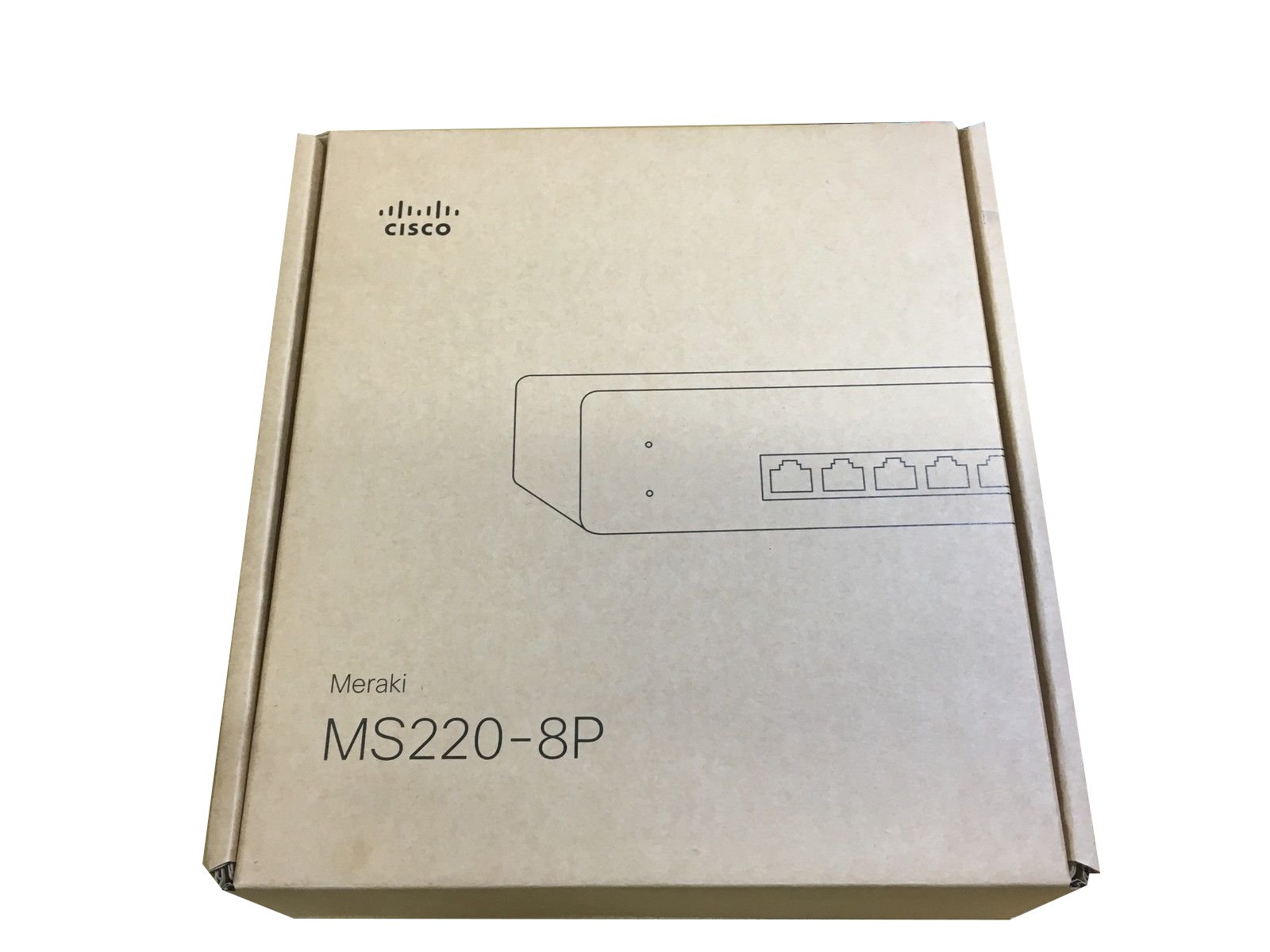 Meraki Cloud Managed MS220 Series 8 Port Gigabit PoE Switch - 8x 1GbE Ports - MS220-8P