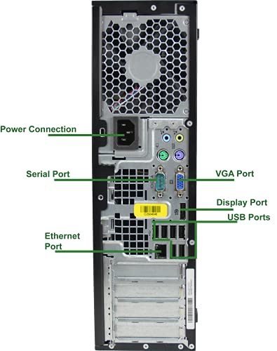 HP Elite 6300 Desktop Computer PC, Intel Core i7 Processor, 16GB Ram, 128GB M.2 SSD + 1TB Hard Drive, WiFi & Bluetooth, Wireless Keyboard and Mouse, 22 Inch FHD LED Monitor, Windows 10 (Renewed)