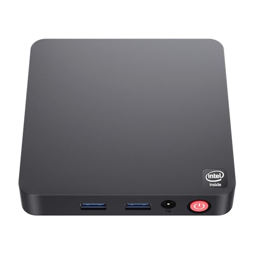 Beelink Desktop Mini PC T4 Pro, W10 PRO Intel Celeron N3350(up to 2.4GHz) Ultra-Quiet Mini Computer,4GB DDR/64GB eMMC,Dual HDMI Port,4 USB 3.0, 2.4G+5.8G WiFi, BT4.0