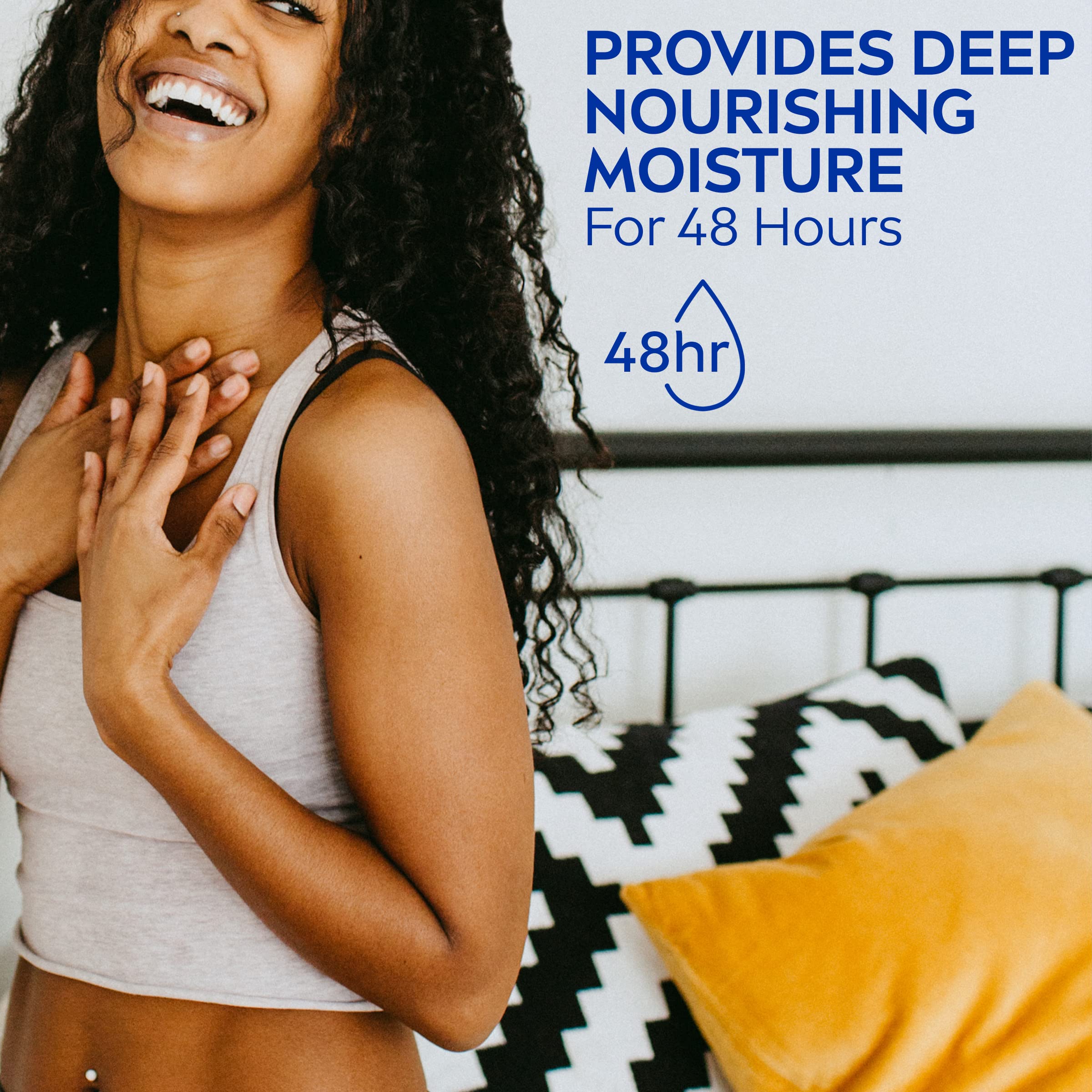 NIVEA Original Moisture Body Lotion with Vitamin E, Body Lotion for Dry Skin, 16.9 Fl Oz Pump Bottle