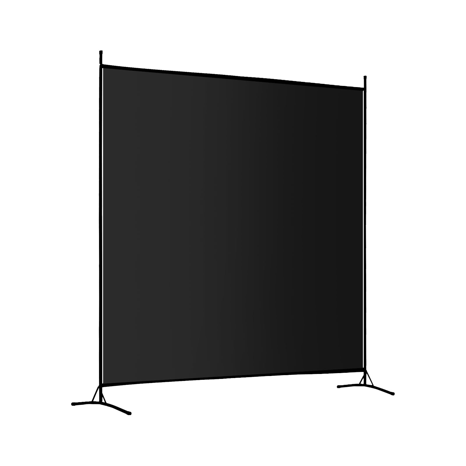 Carivia Single Large Panel Room Divider, 6 Ft Tall Privacy Screen Room Divider,Freestanding Room Partition Wall Divider,Lightweight Room Divider Screen for Home Office,69''W x 70''H, Black