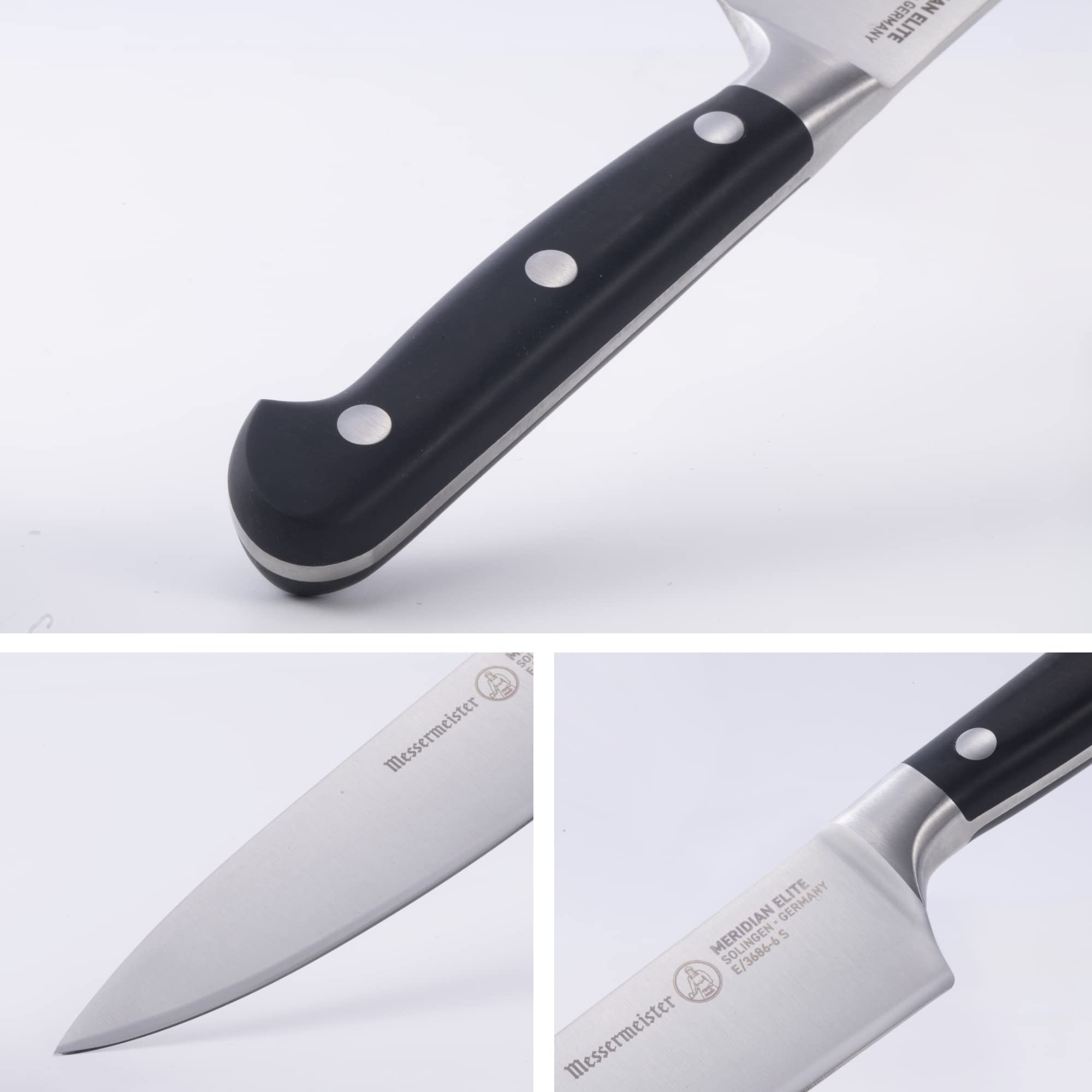 Messermeister Meridian Elite 6-Inch Kullenschliff Chefs Knife