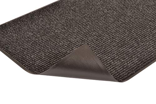 Notrax 109 Brush Step Carpeted Entrance Mat for Home or Office, 3' X 5', Charcoal, 109S0035CH