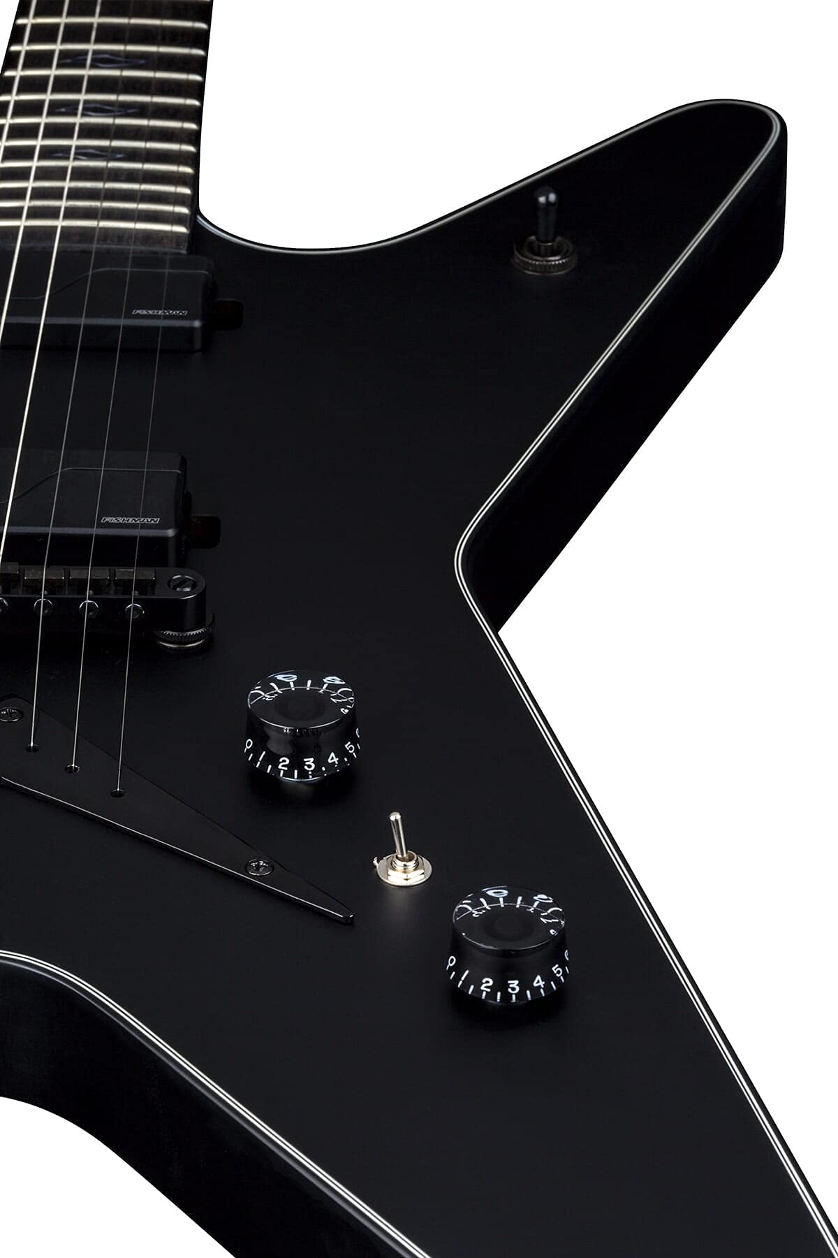 Armadillo Dean ML Select Fluence Electric Guitar, Black Satin