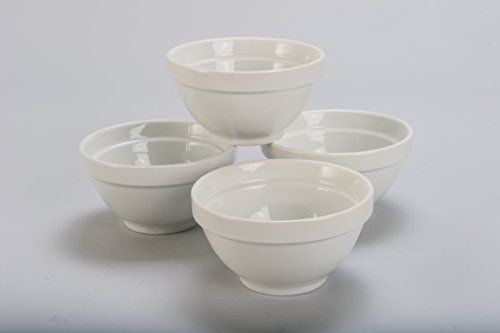 BIA Cordon Bleu 16-Ounce Stackable Bowl, Set of 4, White (900101S4SIOC)
