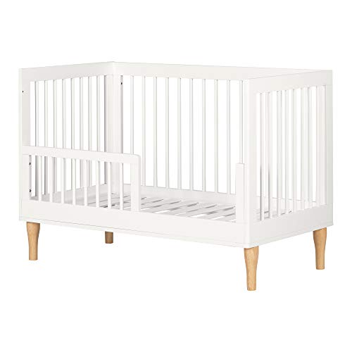 South Shore Balka Toddler Rail for Baby Crib Pure White, Bohemian Harmony