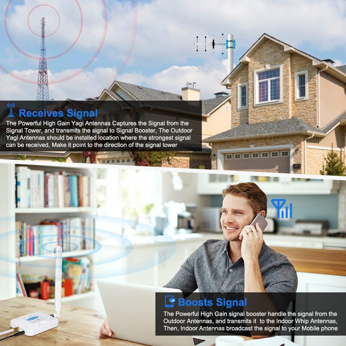 AT&T Cellular Booster ATT Extender Voice+Data