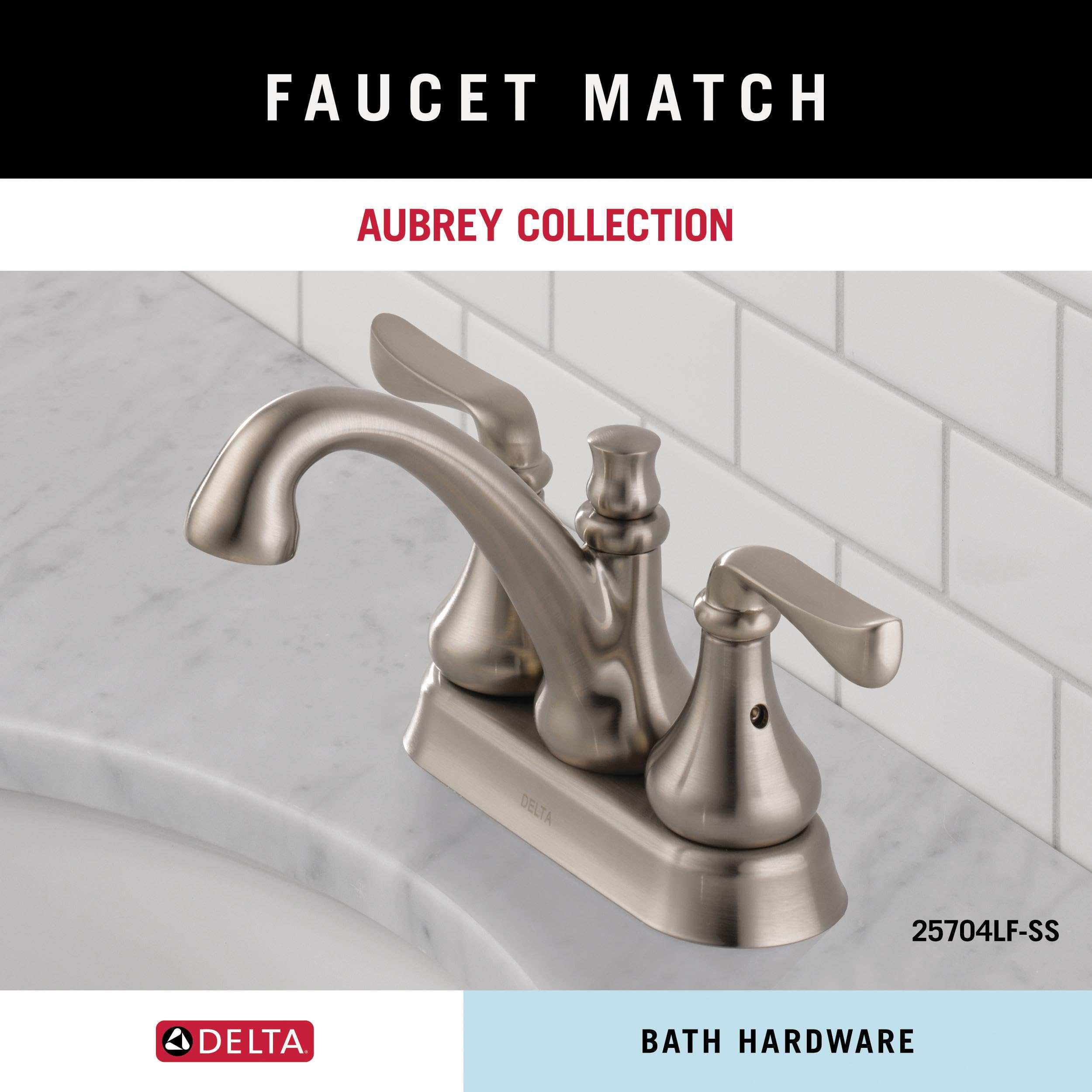 Delta Faucet AUB35-SN Aubrey Towel Hook, SpotShield Brushed Nickel