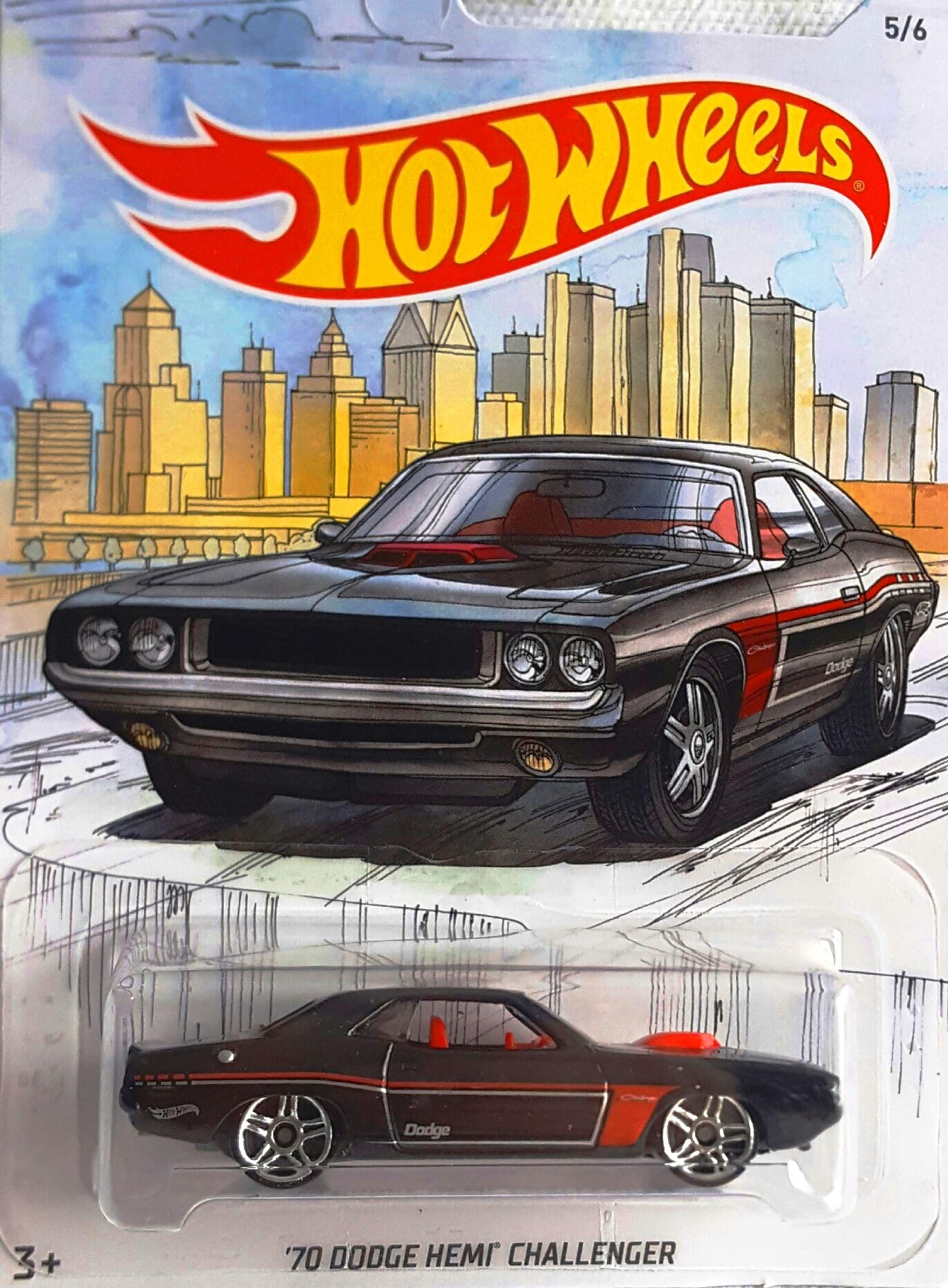 Hot Wheels Detroit Muscle Car Complete Series 6 Car Set