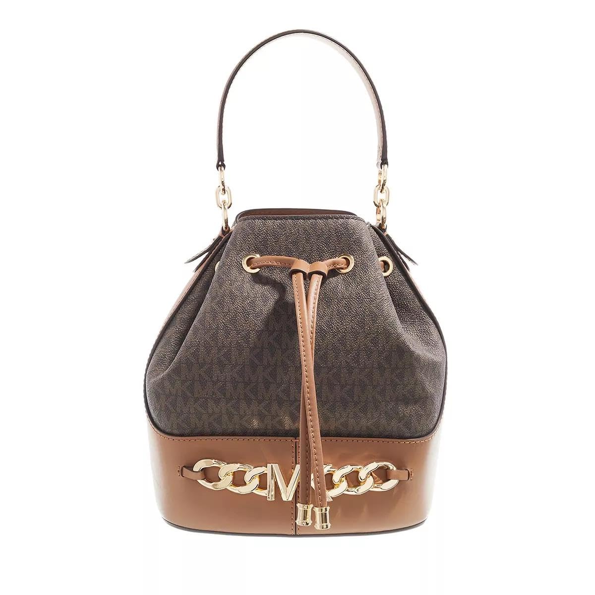Michael Kors Devon Medium Bucket Shoulder Brown/Acorn One Size