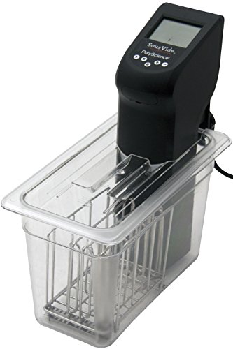 LIPAVI Sous Vide Container Model C5 β 1.75 Gallon, 12.7 X 7 Inch, Height 8 Inch. Strong, Clear Polycarbonate. NOT INCLUDED: Matching L5 rack and lids for virtually any Sous Vide machine.