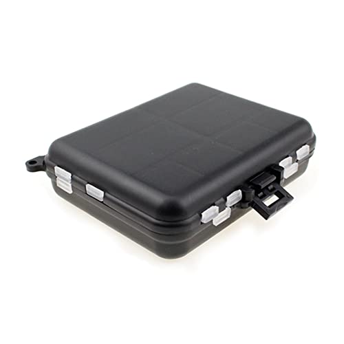 Awakingdemi Double Sided Folding Fishing Tackle Box Multi Slots Compartments Bait Lure Hook Fishing Accessories Storage Case Organizer