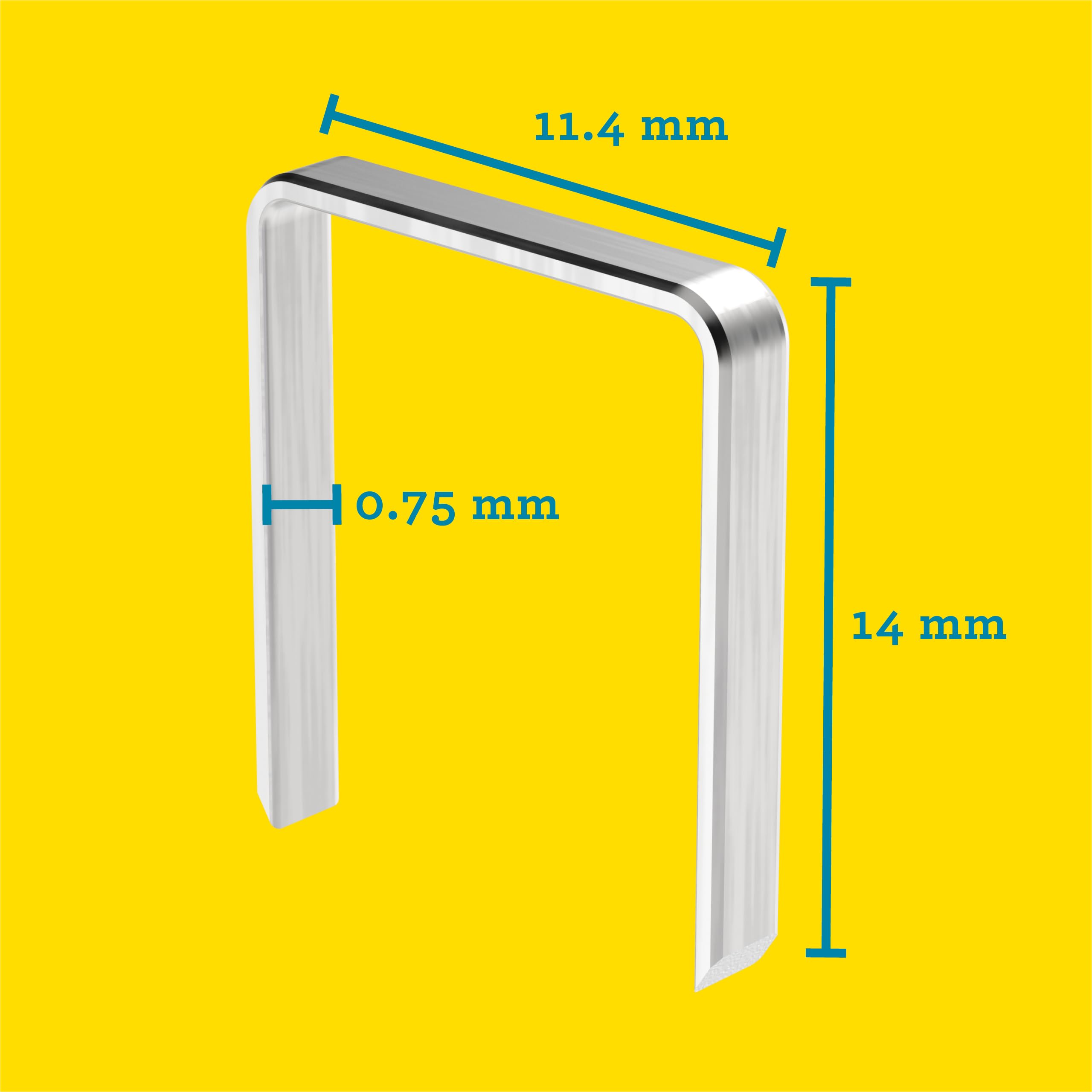 Rapid 11860425 Staples type 53 14mm (2500 Piece)
