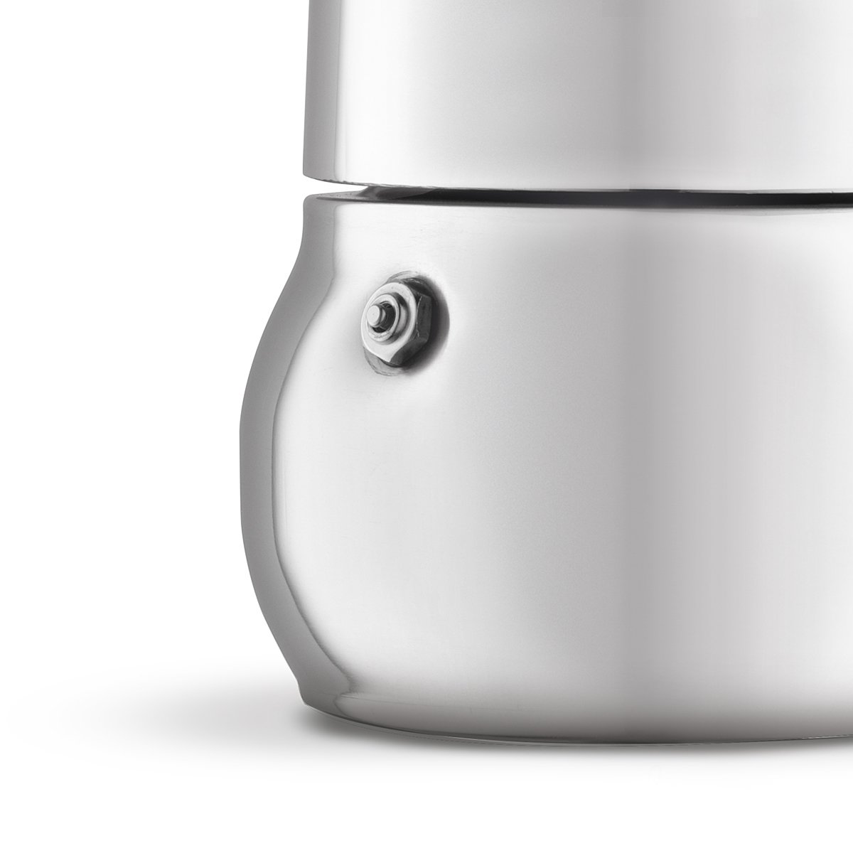 Bialetti Kitty Stove top Coffee Maker, 4-Cup (6 oz), Stainless Steel