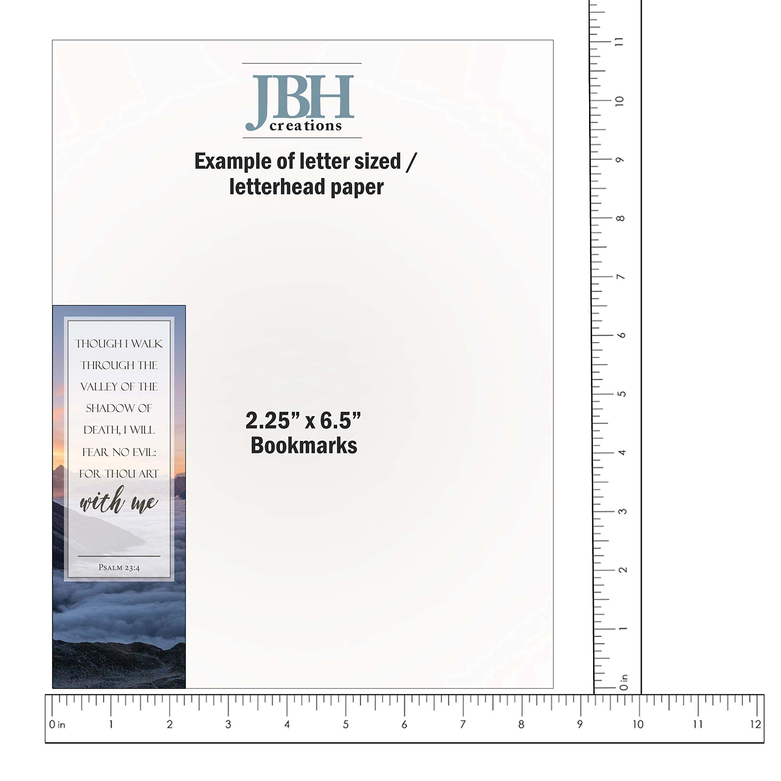 Be Not Afraid Bible Verse Bookmarks - Pack of 48