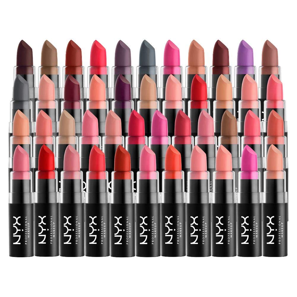 NYX PROFESSIONAL MAKEUP Matte Lipstick - Summer Breeze (Clean Blue-Toned Pink)