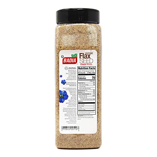 Badia Organic Flax Seed, Ground, 16-Ounce