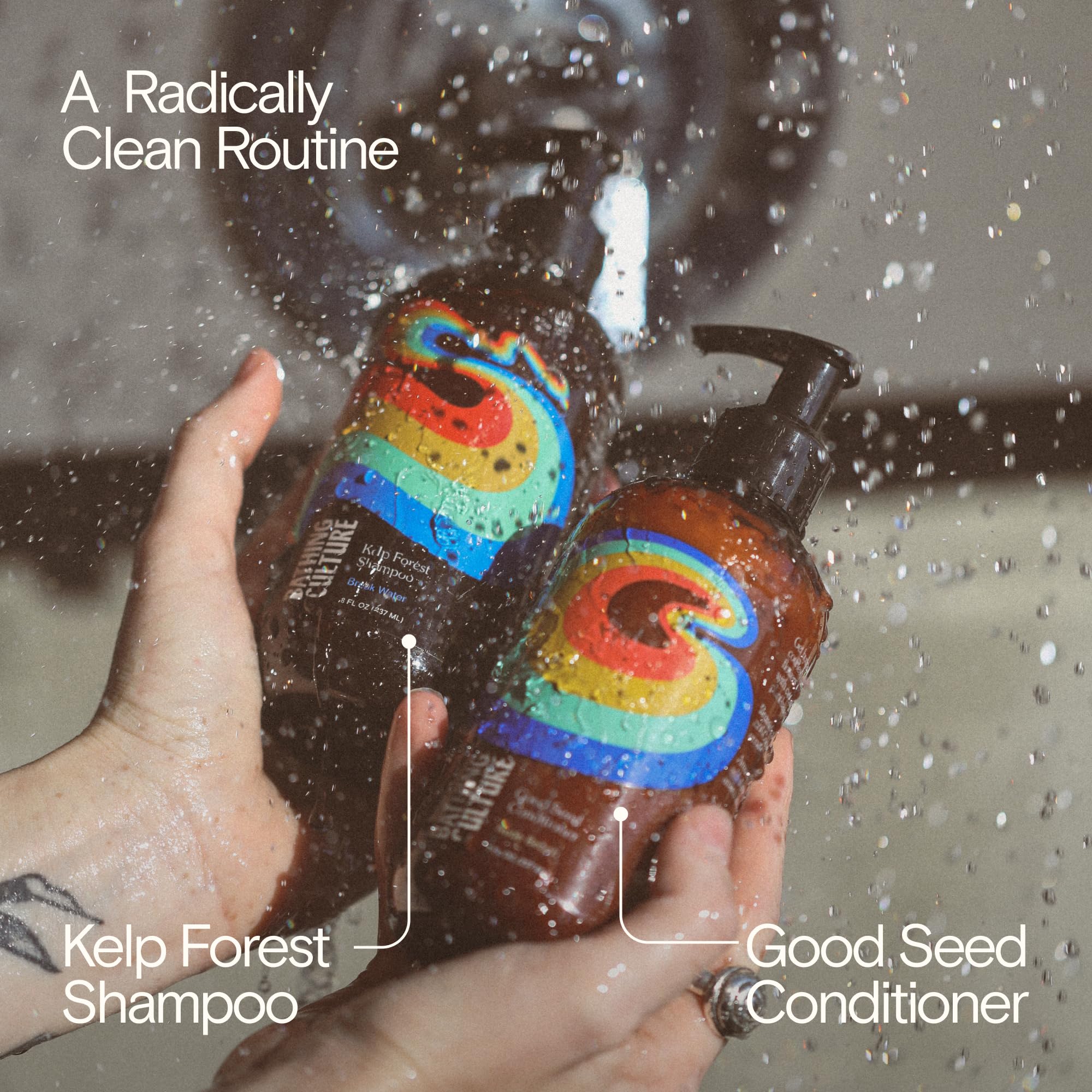 Bathing Culture - Organic Good Seed Hair Conditioner | Natural, Biodegradable, Sustainable, Vegan Personal Care (8 fl oz | 237 ml)