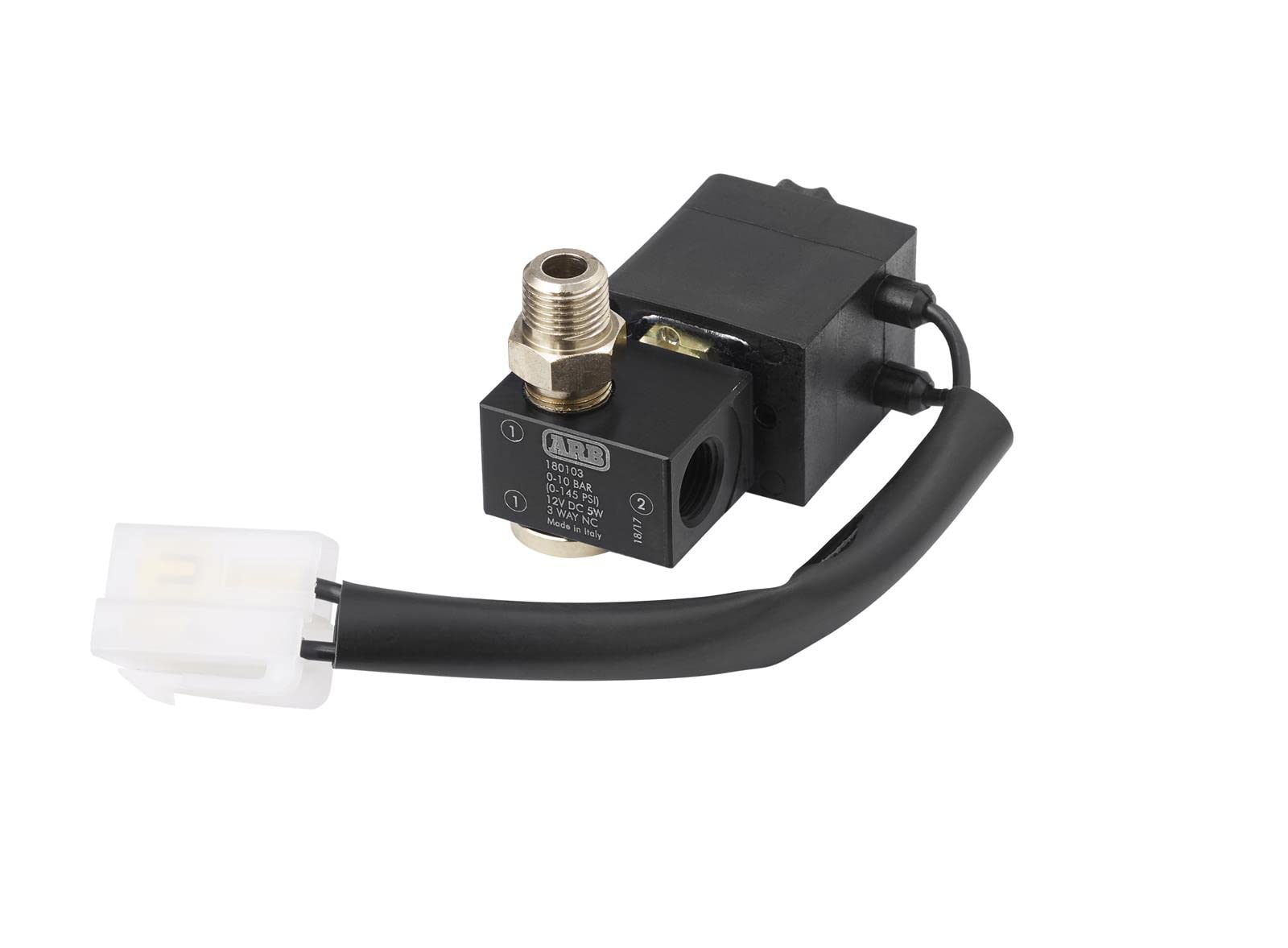 ARB 180103 Aluminum Solenoid 12VDC 1/8" This is ARB's official replacement 12v electric Air Solenoid.