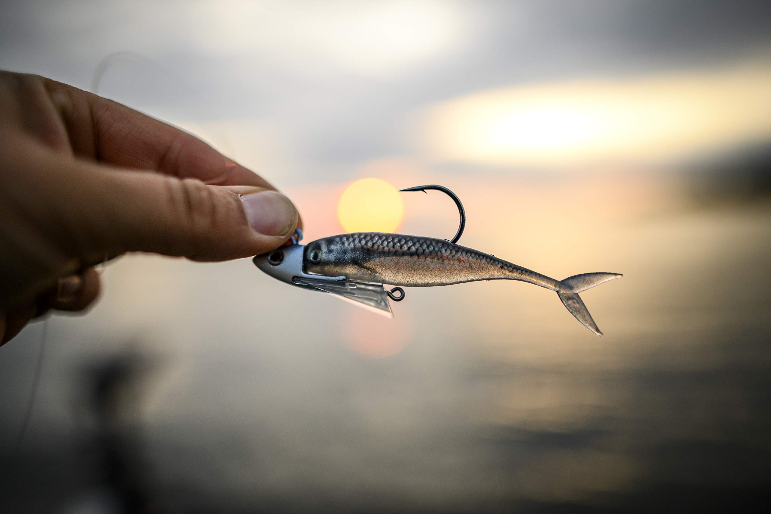 Berkley PowerBait The Champ Minnow Fishing Soft Bait, HD Rainbow Shiner, 3.4in