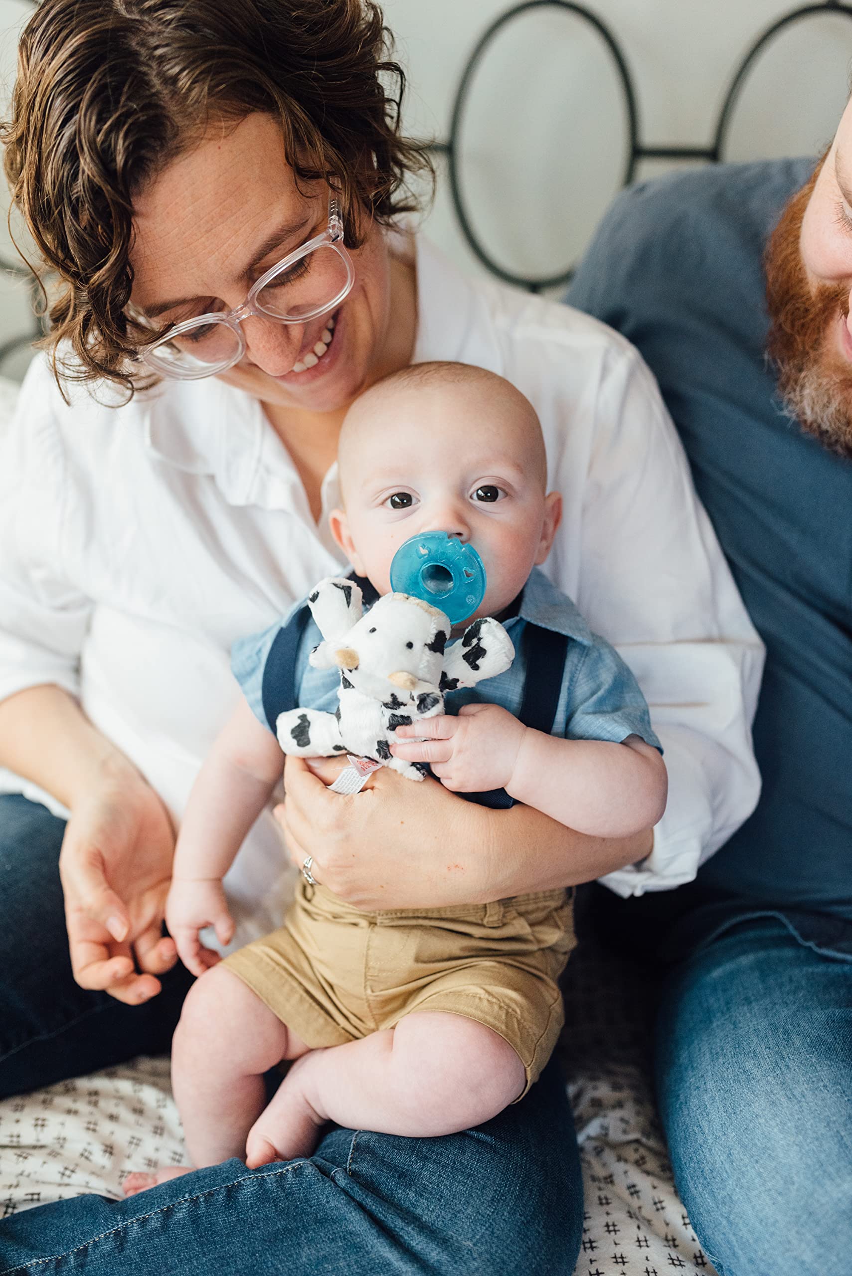 WubbaNub Silicone Infant Pacifier - Cow, BPA Free, Latex Free, Phthalate Free