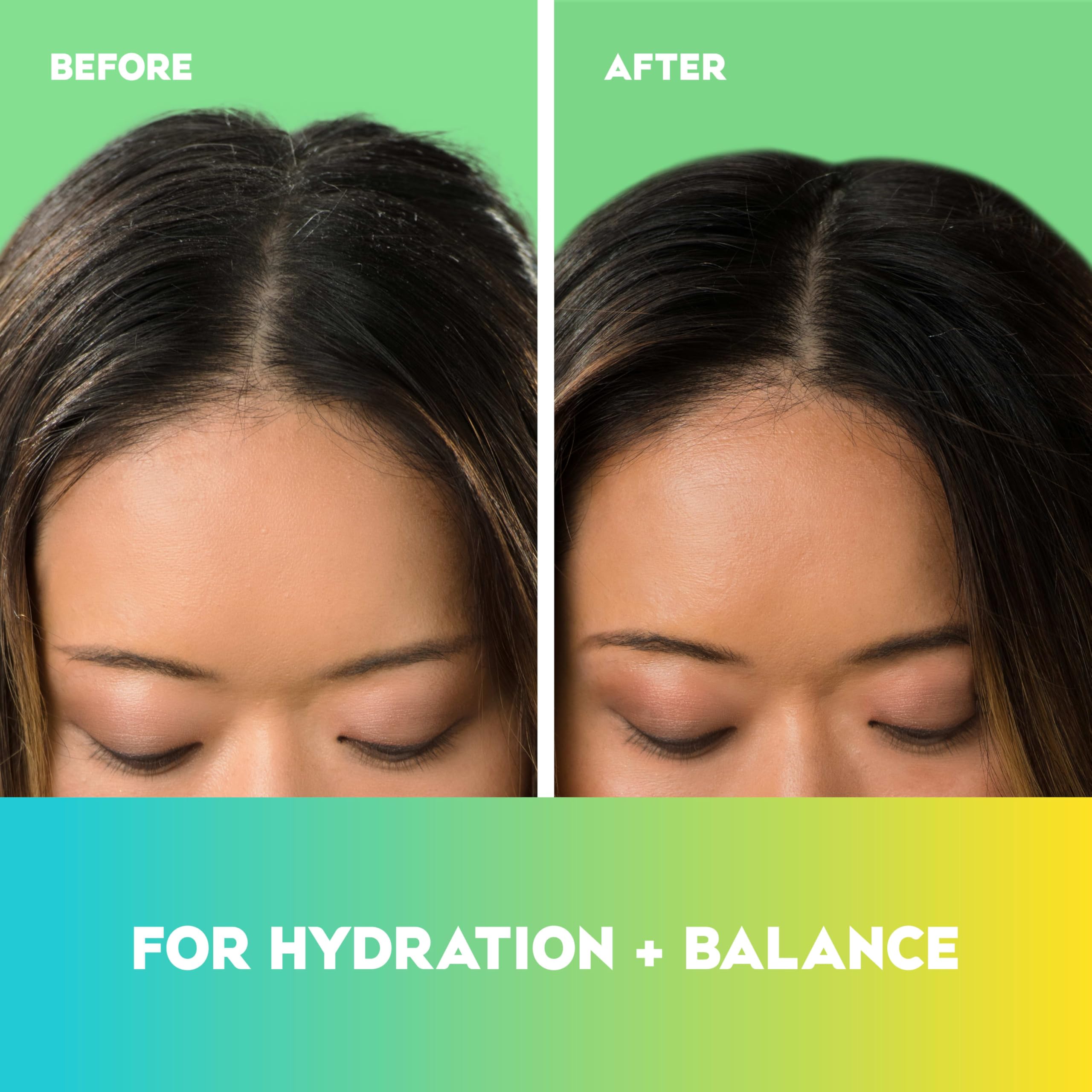 OGX Nourishing & Invigorating Shampoo with Peppermint Oil & Milk Proteins, Hydrating for Scalp, Paraben-Free, Sulfate-Free, 25.4 fl oz
