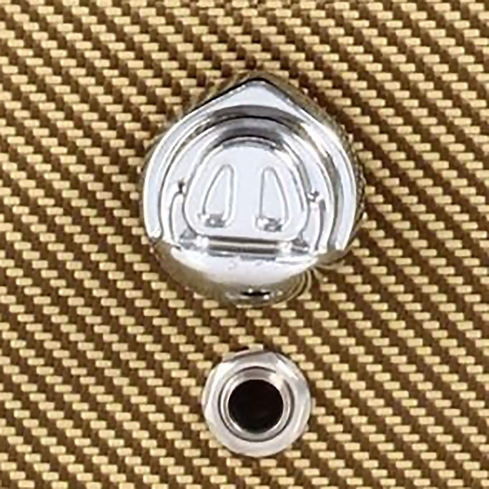 Authentic Pignose Guitar Amplifier Knob, Chrome