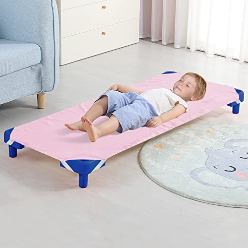 Standard Size Daycare/Pre-School Cot Sheet, 23" x 51", Childrenâs Naptime Cot Sheet, Pink, Breathable Microfiber Nap Sheet for Boys and Girls