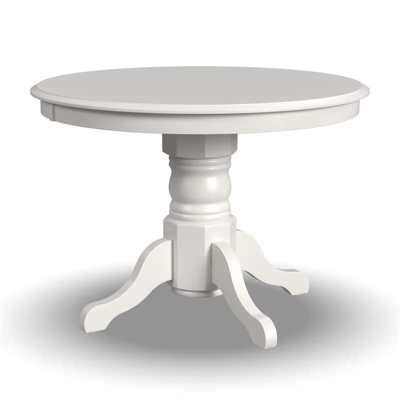 Homestyles Warwick Dining Table, W-42β, D-42β, H-30β, Off White
