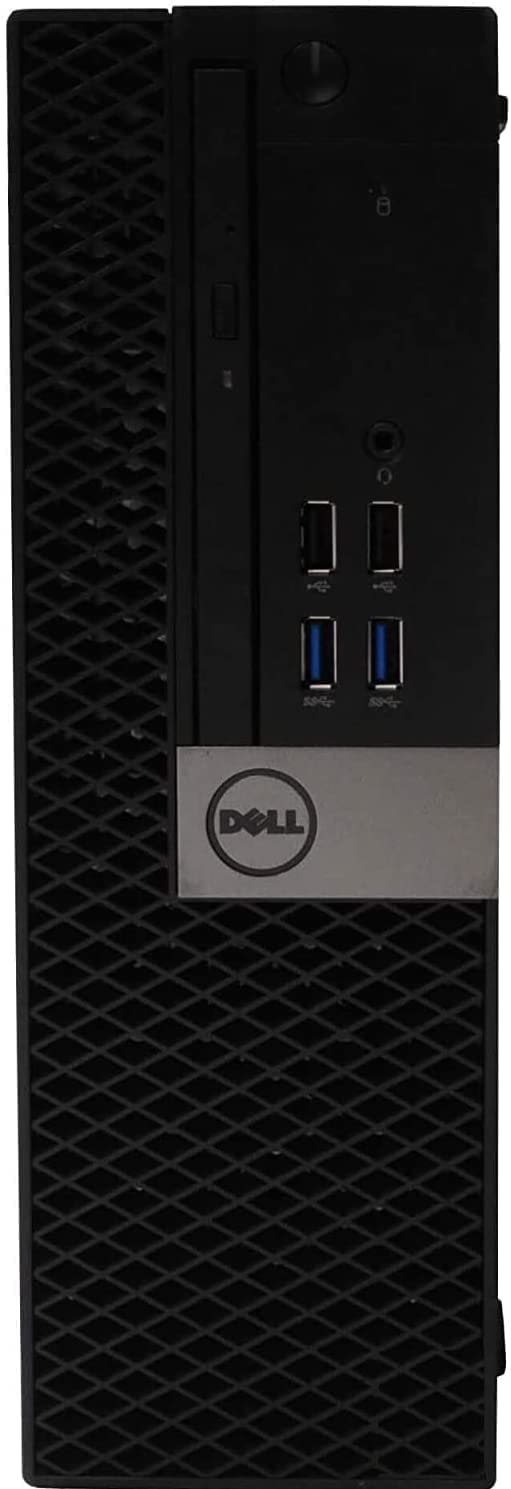 Dell Desktop Computer PC Small Form Factor Intel Core i5-6th Gen, 8 GB RAM, 512 GB SDD, Keyboard and Mouse, Wi-Fi Bluetooth, New 24 Monitor, 4 in 1 USB Hub, 16 GB Flash Drive Windows 10 Pro (Renewed)