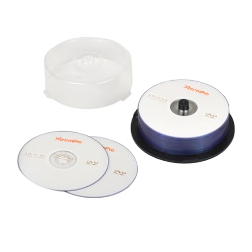 XtremPro DVD-R 16X 4.7GB 120Min DVD 10 Pack Blank Discs in Spindle - 11029