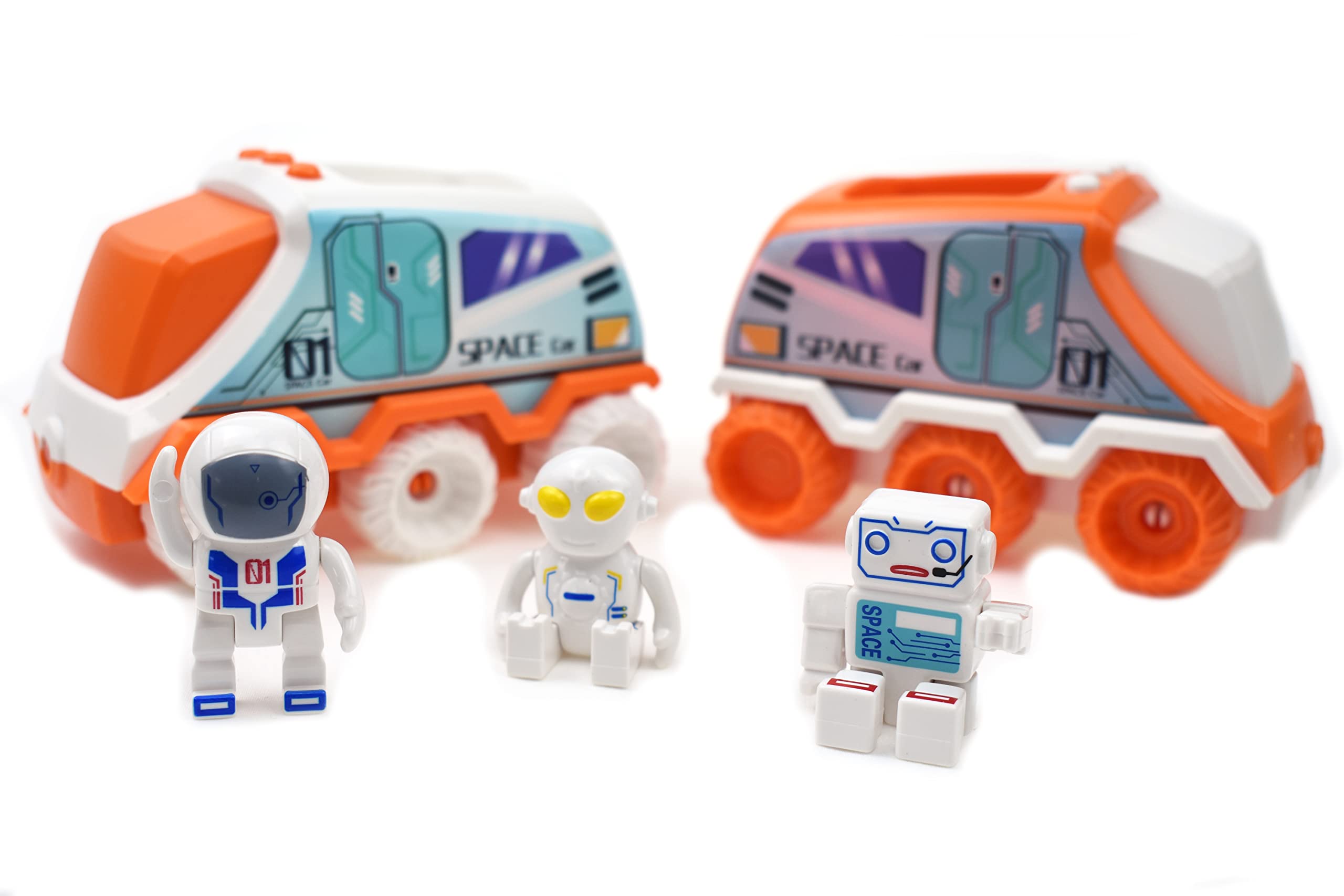 Azatemgo Space Playset, Set Toy Space Rover with Planet Picture Projection and 3 Astronaut Figure,Christmas Birthday Gift Age Over 3…