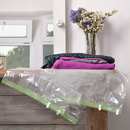 The Chestnut 12 Travel Storage Bags for Clothes - Compression Bags for Travel - no Vacuum Sacks-Save Space in Your Luggage Accessories