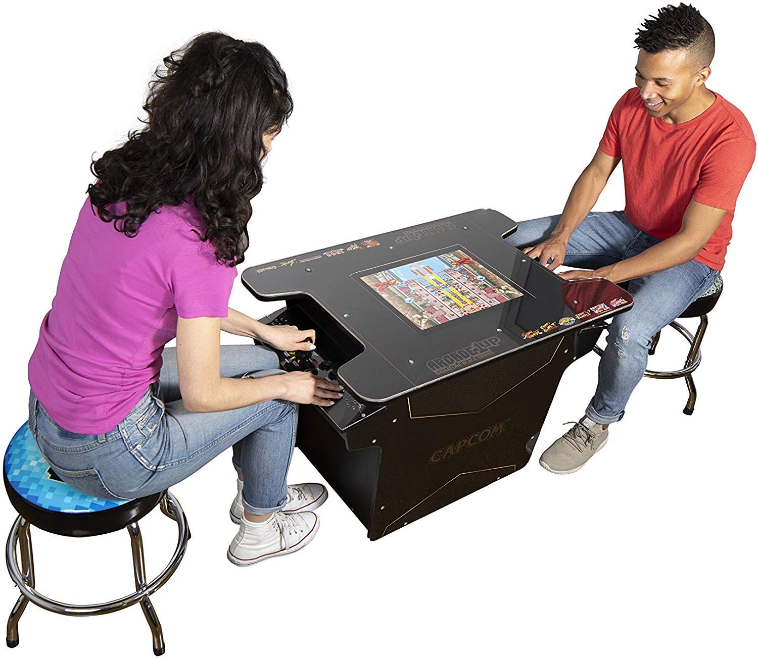 ARCADE1UP Head2Head Tabletop Game (Street Fighter, Black Limited Edition)