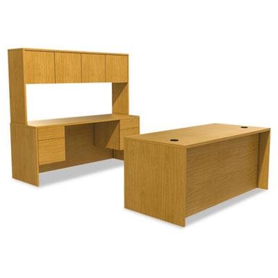 HON Desk with Double Pedestal, 60 by 30 by 29-1/2-Inch, Harvest