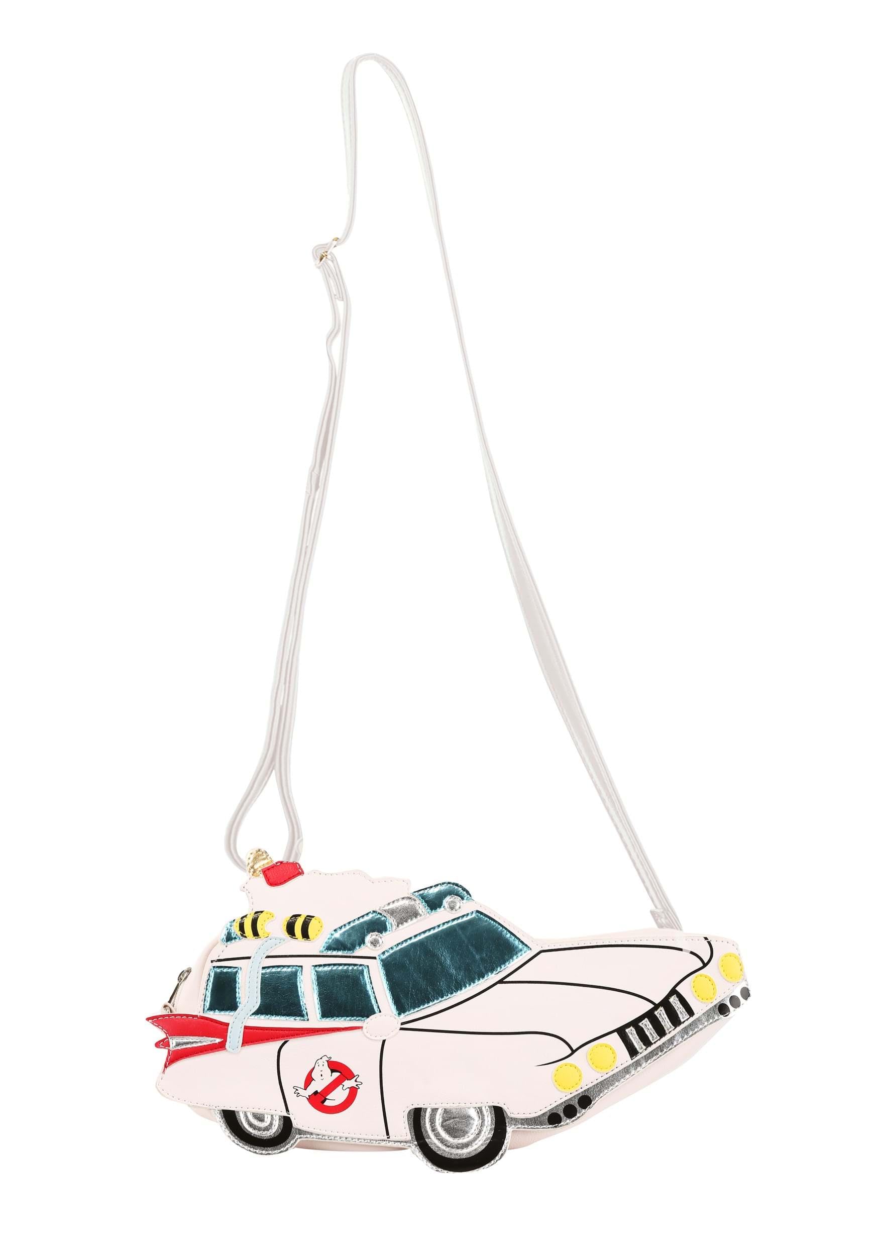 Fun Costumes Ghostbusters Ecto-1 Car Handbag, Ghostbuster Adjustable Strap Crossbody Purse for Women, Ghostbusters Wallet Standard