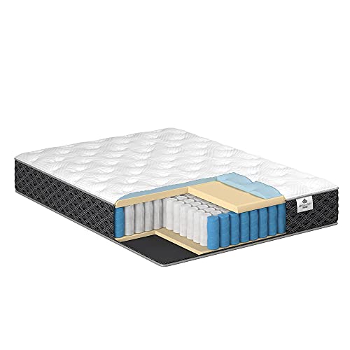 Kingsdown Firm Innerspring Mattress King, Cooling Gel Foam Layer Multi-Layered Comfort Cool Sleep Quilted Top Luxury Mattresses 12-Inch, Prime Owington