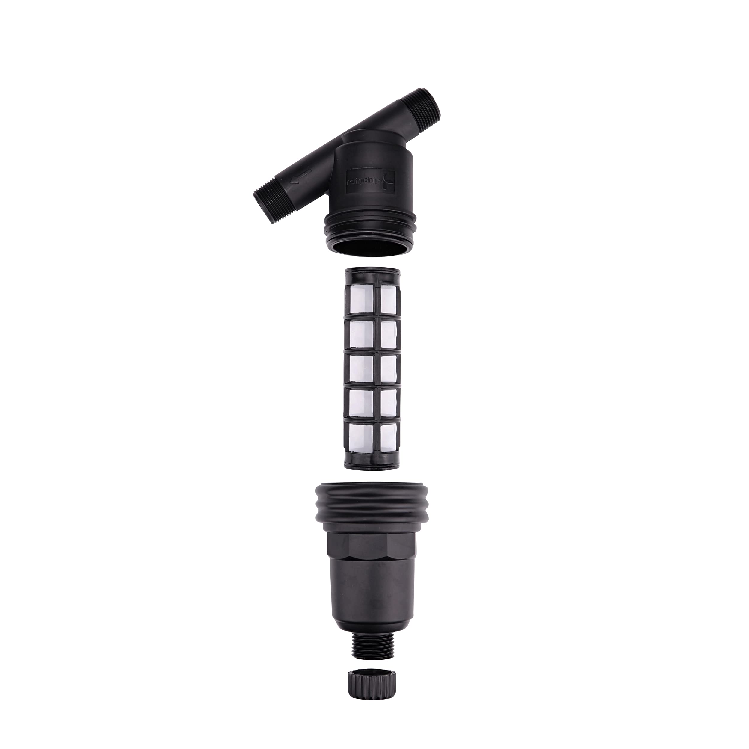 Raindrip 60400UB X 3/4 in. MPT Y Filter, No Size, Black