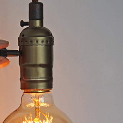 BAYCHEER Industrial Retro Steel Pipe Water Pipe Wall Lamp Wall Sconce Wall Light Valve Antique Wallmount Loft Lamp use E26 Light Bulb Socket for Indoor Restaurant Barn, Black