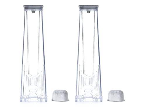 BFDYY For Keurig Starter Kit Replacement 2.0 Coffee Maker - for Keurig Parts Includes 2 Pcs Side Reservoir Filter Holder and 2 Pack Water Filter Cartridges (Clear-2pcs)