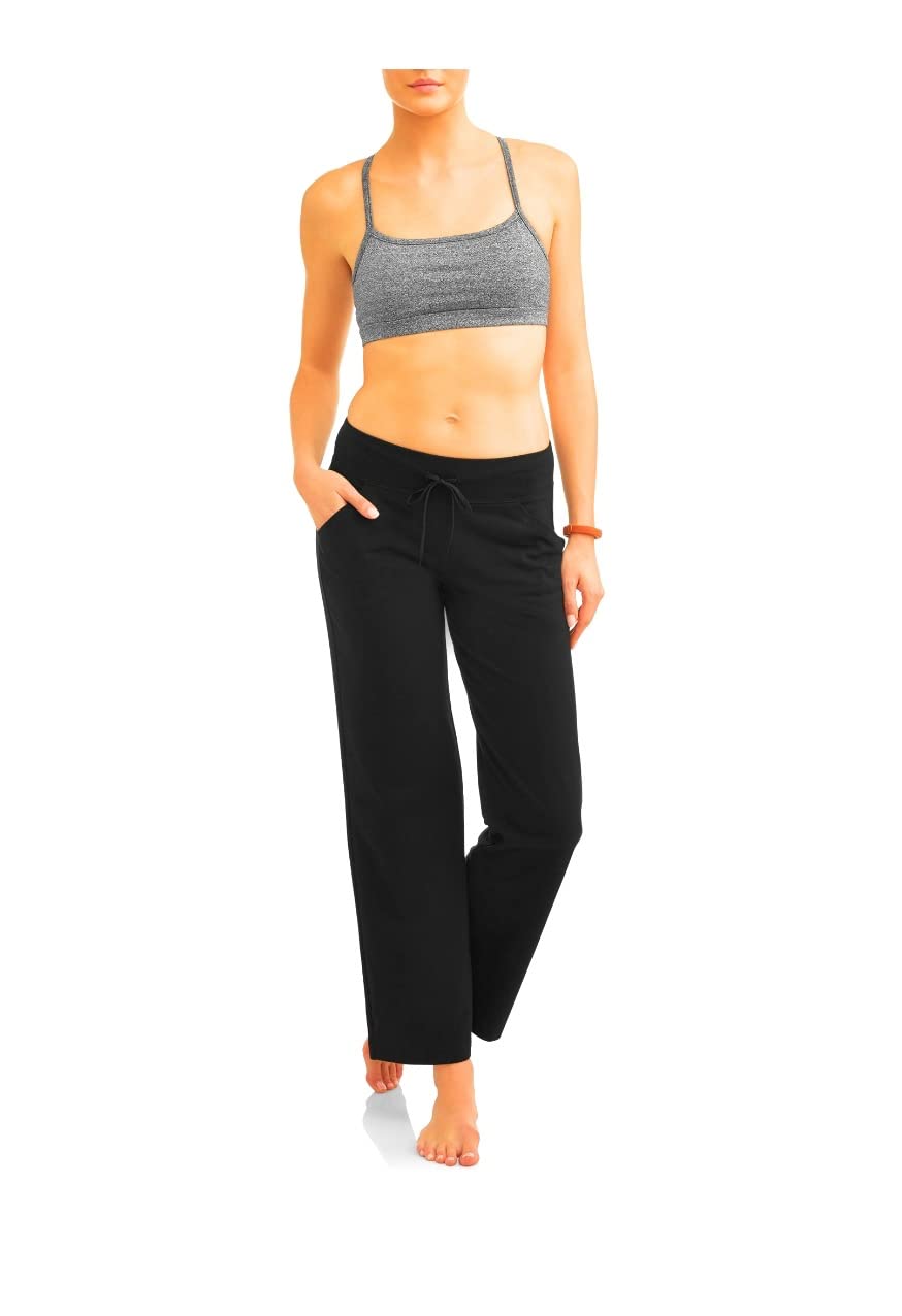 Athletic Works Women's Plus-Size Dri-More Core Relaxed Fit Workout Pant, Black, 5X