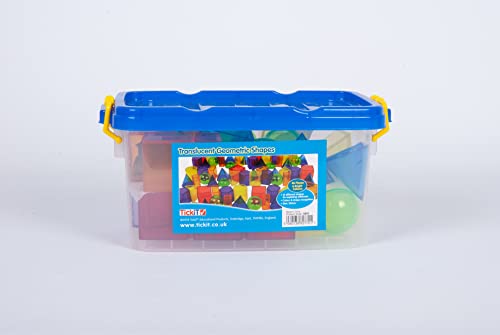 TickiT 9241 Translucent Geometric Shapes (Pack of 36)