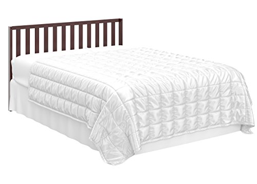 Storkcraft Pacific 4-in-1 Convertible Crib and Changer, Espresso Easily Converts to Toddler Bed, Day Bed or Full Bed, 3 Position Adjustable Height Mattress