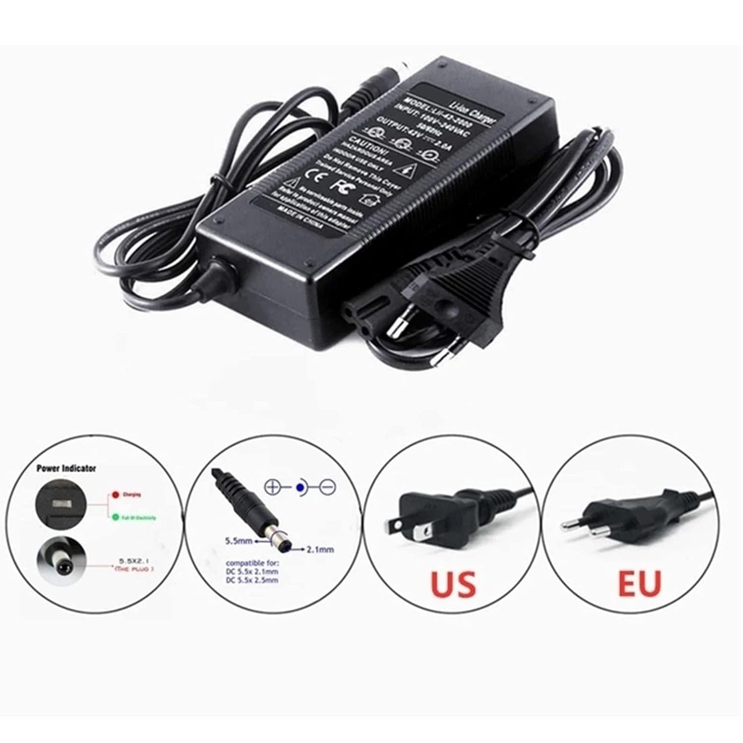 BaYte 24V 10Ah 7S3P E-Bike Lithium-ion Battery Pack 18650 for Electric Bicycle Moped Balancing Scooter with 29.4V 2A Charger,T Plug