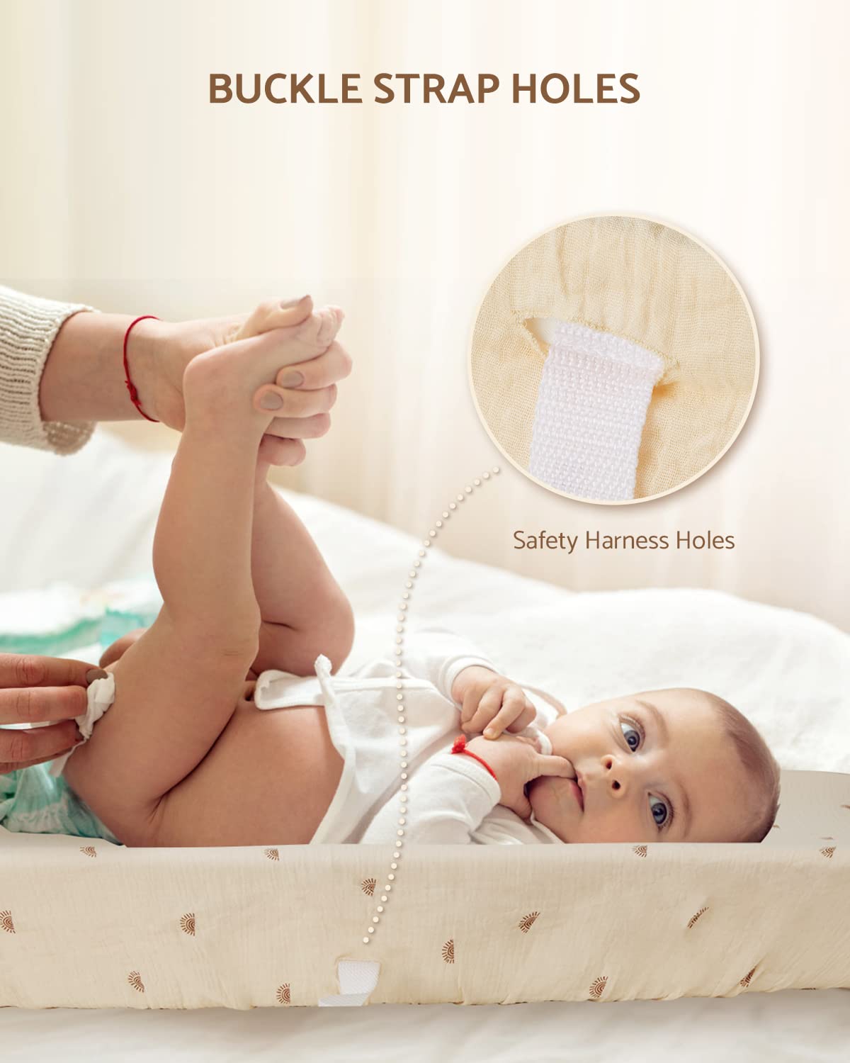 Blissful Diary Muslin Crib Sheets and Muslin Changing Pad Cover Bundle